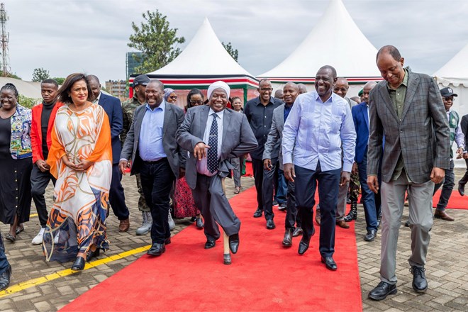 [PHOTOS] Scenes in Eastleigh as Ruto, Kindiki make stopover