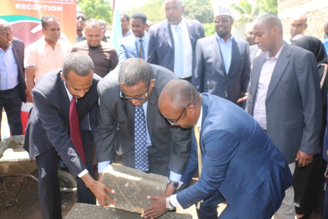 Somali PM lays foundation stone for new Nairobi embassy building